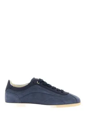 Brunello Cucinelli Texture Nubuck Sneakers - Blue