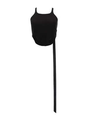 Rick Owens Cotton Tank Top - Black