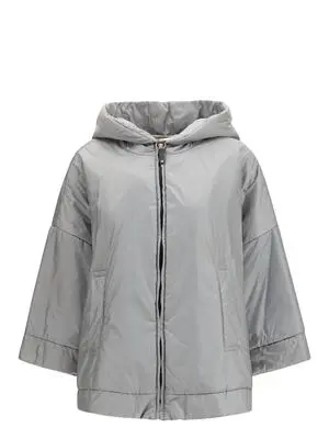 Max Mara Hooded Added Jacket - Gray