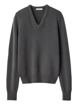 LEMAIRE Cashmere V-necked Sweater - Multicolor