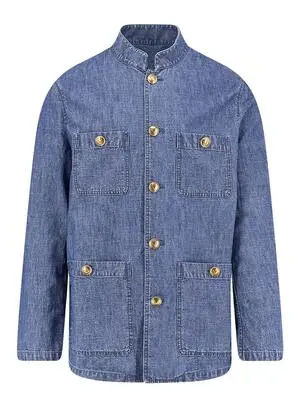 Valentino Garavani Denim Sahariana Jacket - Blue
