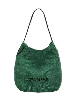 JW Anderson Jw Anderson Small Bulb Beaded Bag In Green Women Green