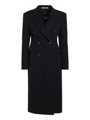 Tagliatore Double-breasted Wool Overcoat - Blue