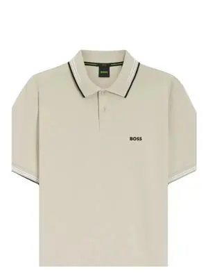 BOSS Neutrals Polo Shirts - Cream