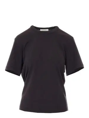 LEMAIRE Rib T-shirt - Black