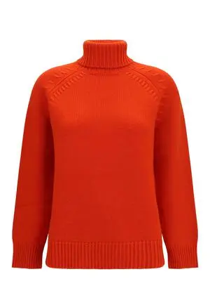 P.a.r.o.s.h Turtleneck Cashmere Sweater - Red