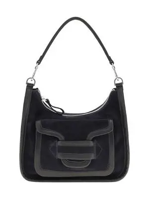 Pierre Hardy Alpha Day Miss Leather Shoulder Bag - Black