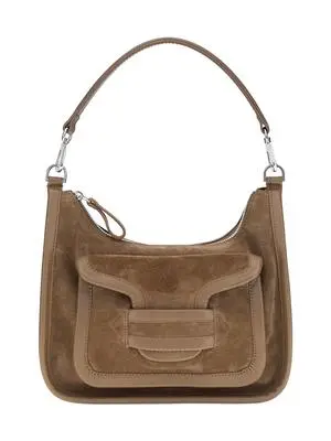 Pierre Hardy Leather Shoulder Bag - Cream