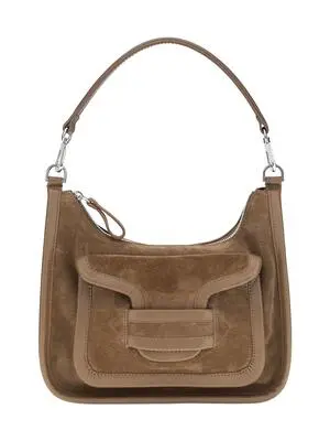 Pierre Hardy PIERRE HARDY Leather Shoulder Bag Cream