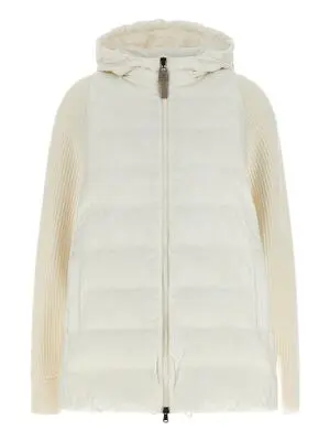 Brunello Cucinelli Down Jacket - White