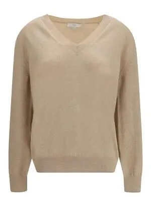 Malo V-neck Sweater - Cream