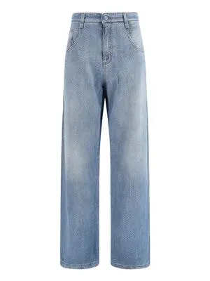 ERMANO SCERVINO Ermanno Scervino Cotton Baggy Jeans - Blue