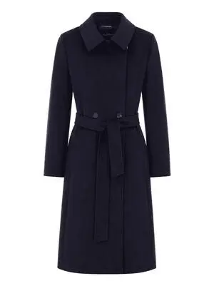 Max Mara Max Mara Studio Women Bcollag Wool Double-Breasted Coat Blue