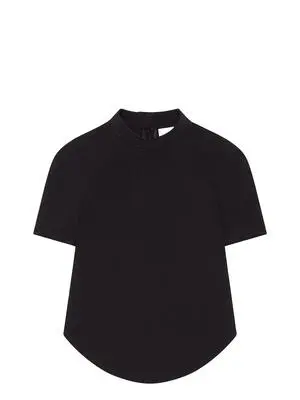 COURREGES Circle Heritage Top - Black