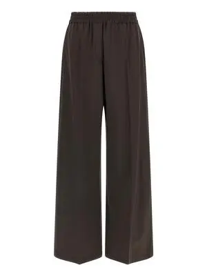 Brunello Cucinelli Brunello Cucinelli Women Cool Wool Pants Brown
