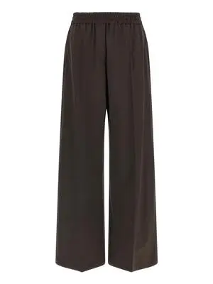 Brunello Cucinelli Cool Wool Trousers - Brown
