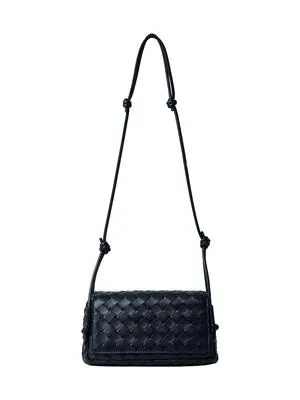 Bottega Veneta Notturno Crossbody Bag - Black