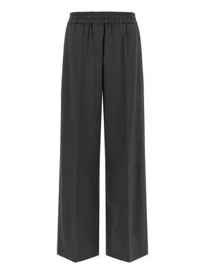 Brunello Cucinelli Cool Wool Trousers - Gray