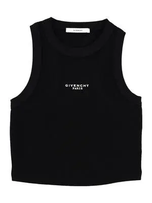 Givenchy Tops With Logo - Black