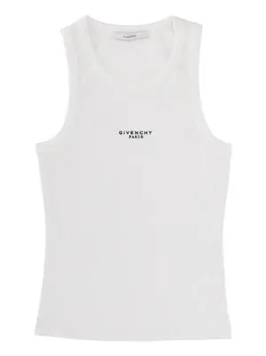 Givenchy Logo Tank Top - White