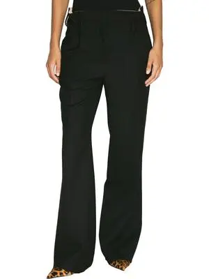 Prada Wool Gabardine Pants - Black