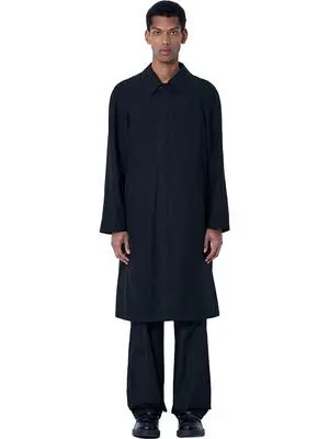 Prada Classic Single-breasted Coat - Black