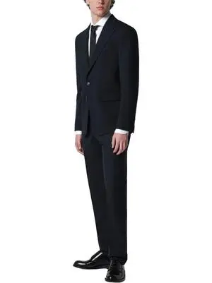 Dsquared2 Navy Single-breasted Suit In Wool Blend - Blue