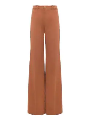 Chloé Flared Pants - Brown