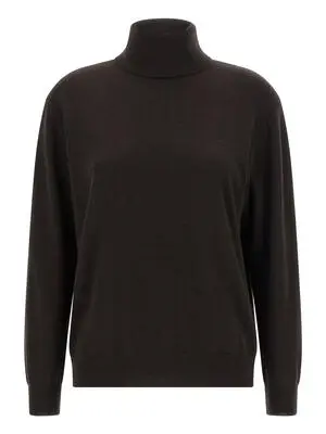 Brunello Cucinelli Monile Cashmere Sweater - Brown