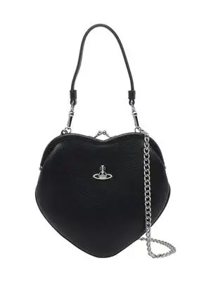 VIVIENNE WESTWOOD Belle Heart Frame Purse - Black