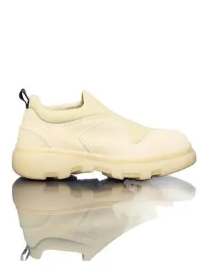 Burberry Suede Foam Sneakers - Yellow