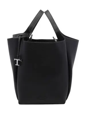 TOD'S Leather Bucket Bag - Black