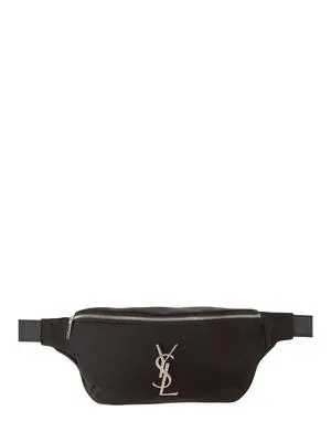 Saint Laurent Cassandre Belt Bag - Black