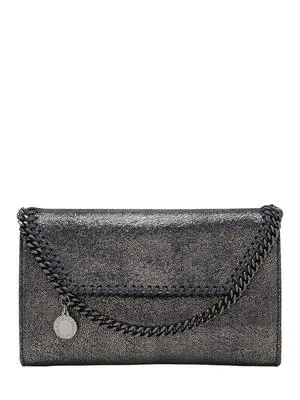 Stella McCartney Stella Mccartney Dark Navy Falabella Chain Wallet Women Blue
