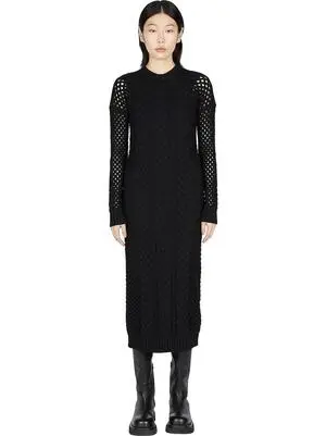 Max Mara Jumbo Knit Dress - Black