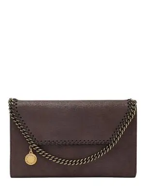 Stella McCartney Stella Mccartney Mahogany Falabella Chain Wallet Women Brown