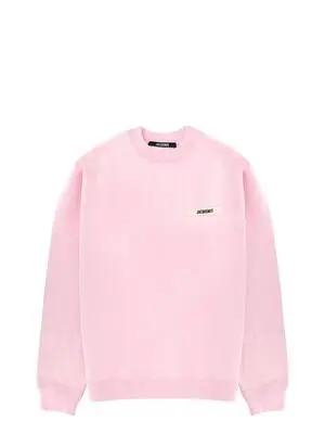Jacquemus Jacquemus Men Grosgrain Logo Sweatshirt Pink