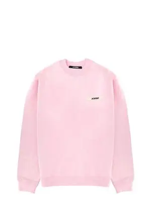 Jacquemus Grosgrain Logo Sweatshirt - Pink