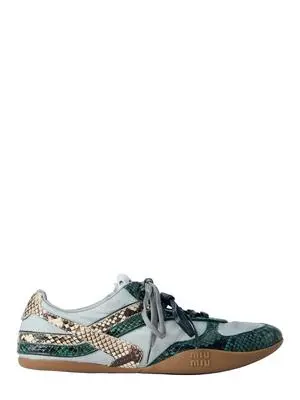Miu Miu Gymnasium Sneakers - Green