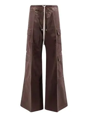 Rick Owens DRKSHDW Double Cargo Jumbo Organic Cotton Trousers Multicolor