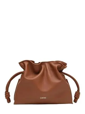 Loewe Mini Flamenco Clutch Bag - Brown