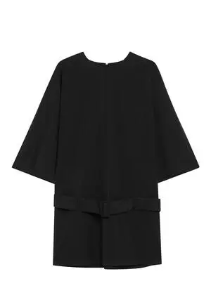 MAISON MARGIELA Wool-blend Mini Dress - Black