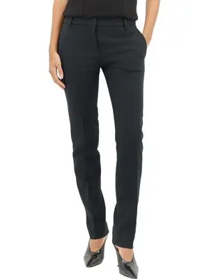 TOTEME Low-waist Slim Pants - Black