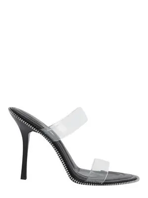 Alexander Wang Nova Double Strap Heeled Sandals - Black