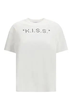 Off-White Kiss Quote T-shirt - White