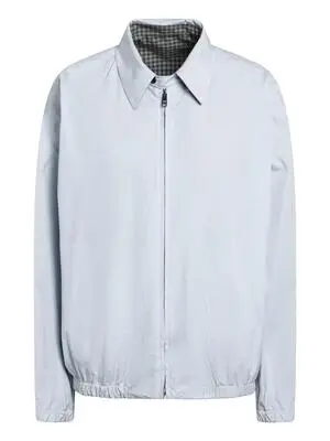 PRADA Prada Reversible Light Blue Jacket With Check Pattern Women
