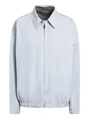 Prada Reversible Check Pattern Jacket - Gray