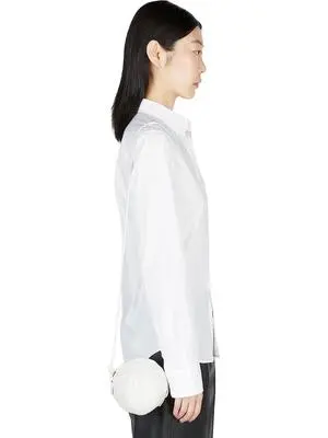 Bottega Veneta Round Shoulder Bag - White
