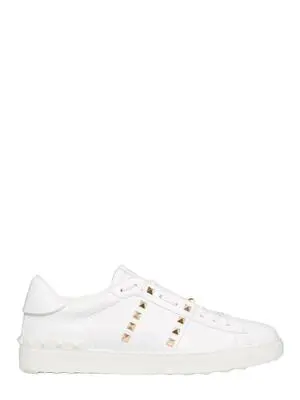 Valentino Garavani Rockstud Untitled Leather Sneakers - Multicolor