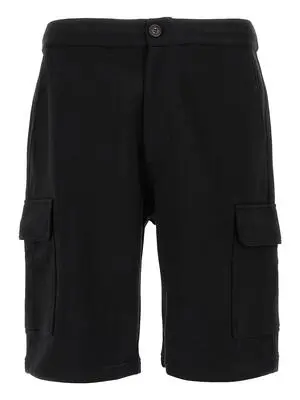 Brunello Cucinelli Cargo Bermuda Shorts - Black